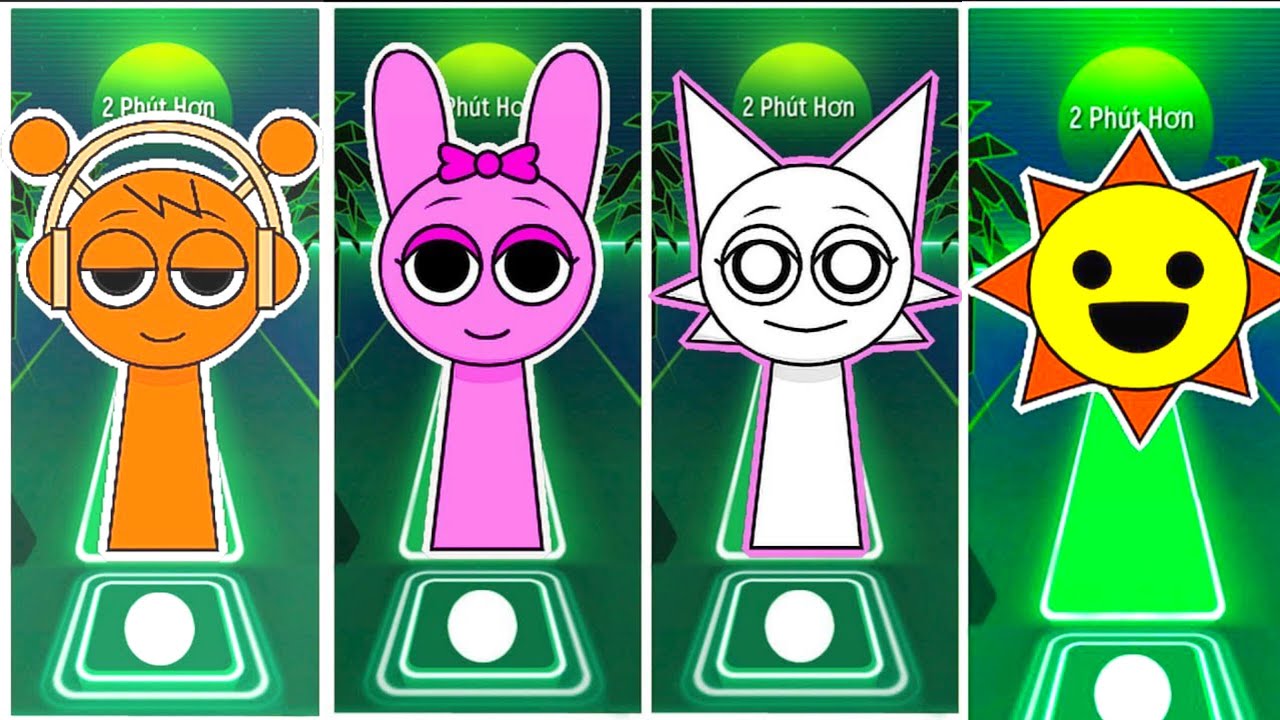 All sprunkies are dancing for tiles hop/ INCREDIBOX SPRUNKI #SPRUNKI # ...