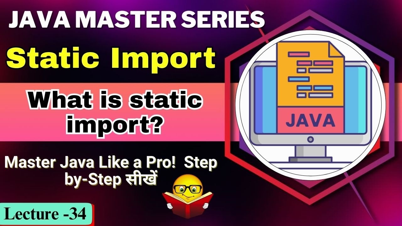 #34 Java Static Import | What is Static Import in Java with Example? | Tpoint Tech - YouTube