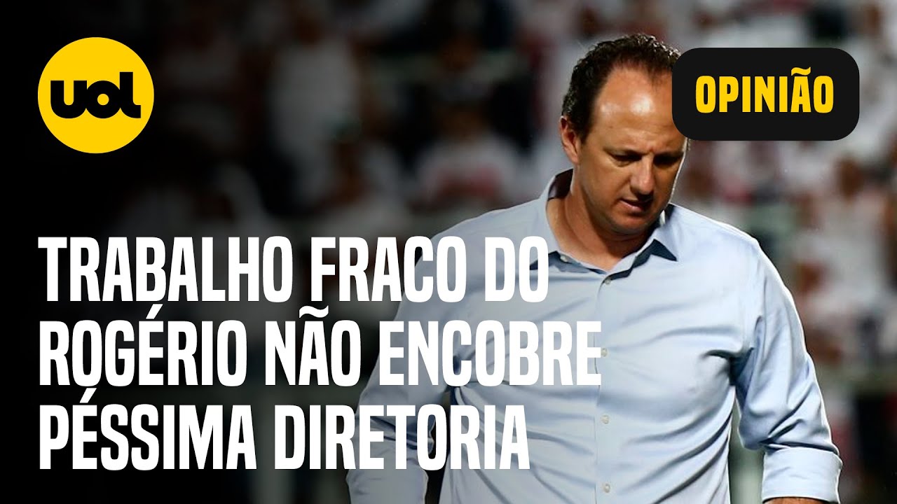 Vitor Guedes: 'Trabalho fraco do Rogério Ceni não passa pano para ...