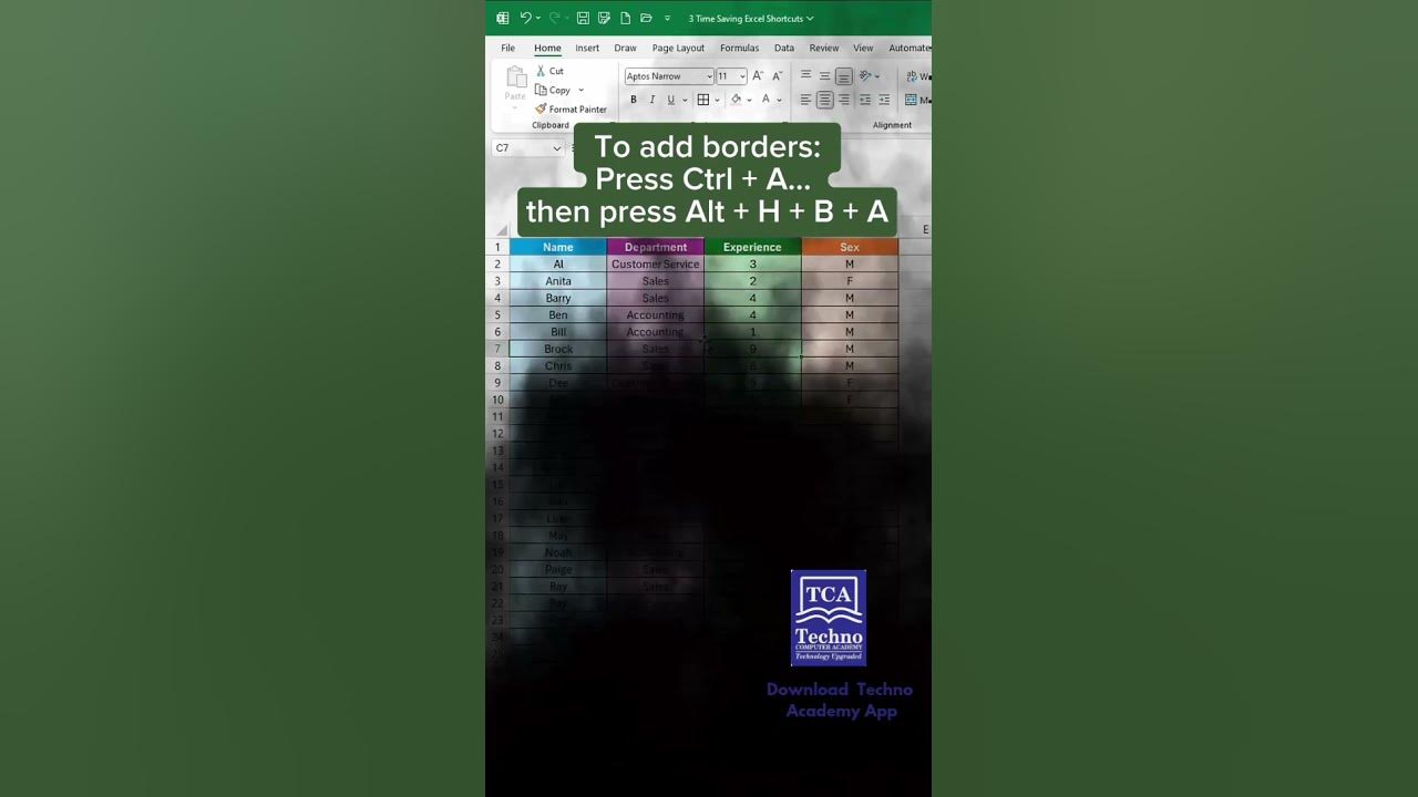 3 Times Saving Excel Shortcuts‼️ 🗂️ #exceltips #exceltech#excelworld #spreadsheet#exceltricks # ...