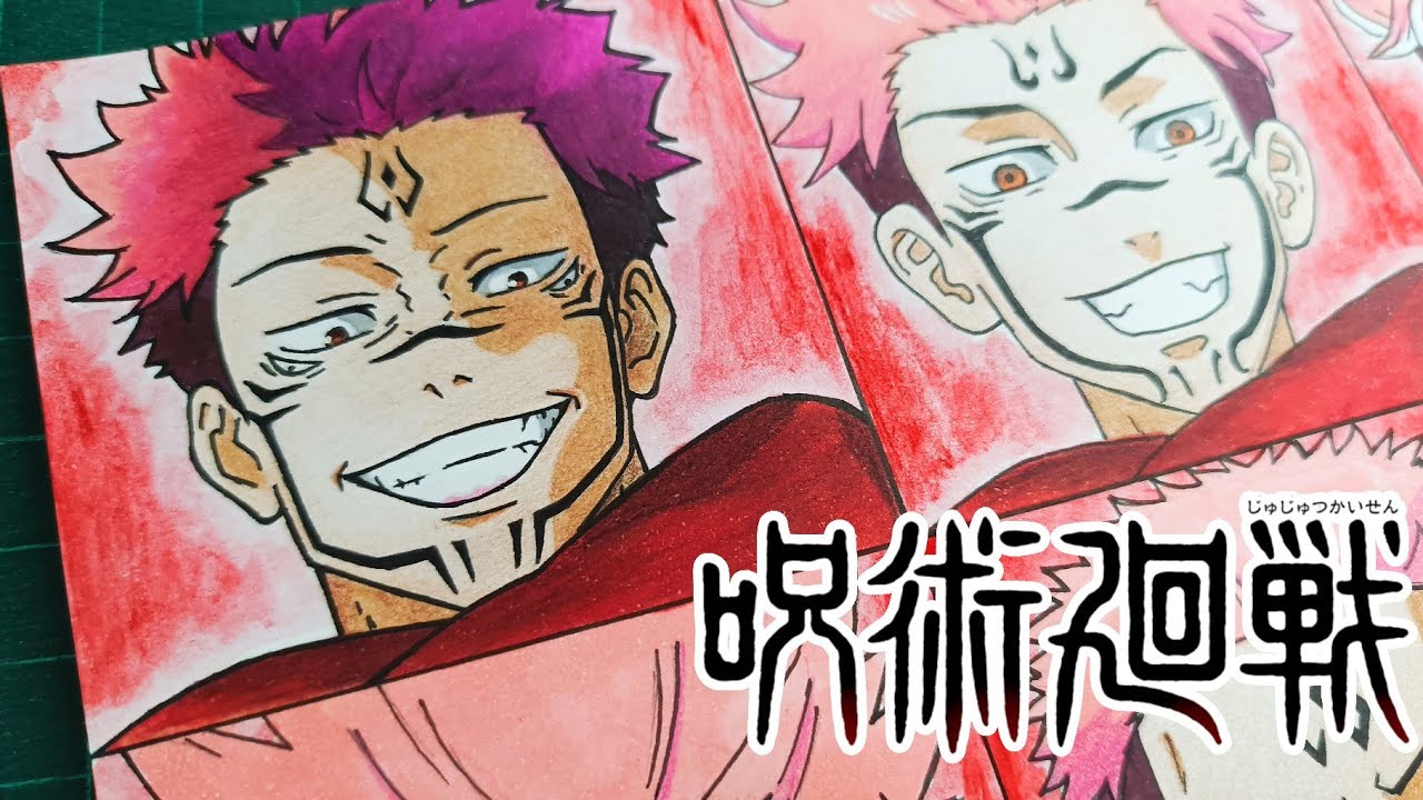 Drawing Sukuna in Different Anime styles || Jujutsu Kaisen - YouTube