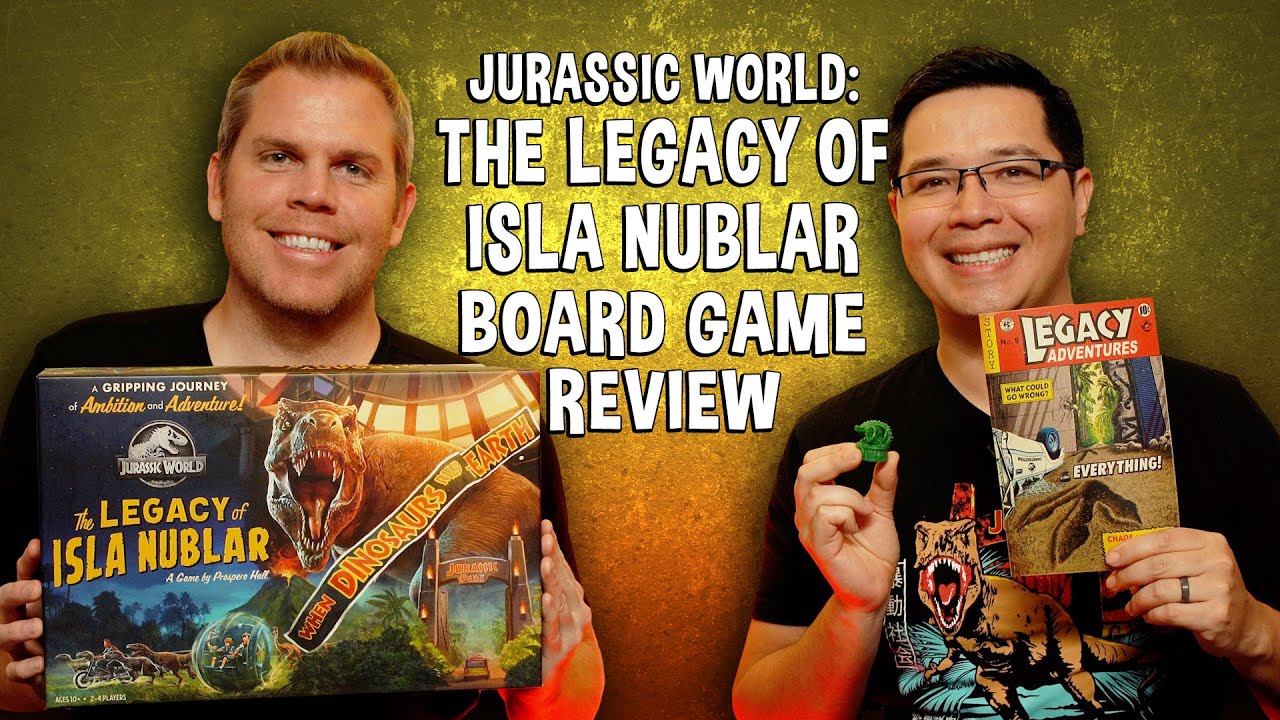 The Legacy of Isla Nublar Review - Jurassic World Board Game - YouTube
