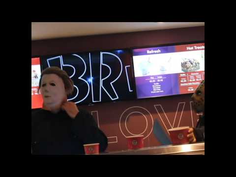 Halloween In Cineworld - YouTube