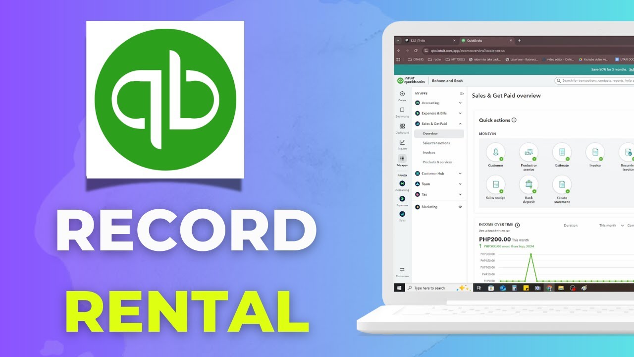 How to Record Rental Income in QuickBooks Online Full 2025 Guide - YouTube