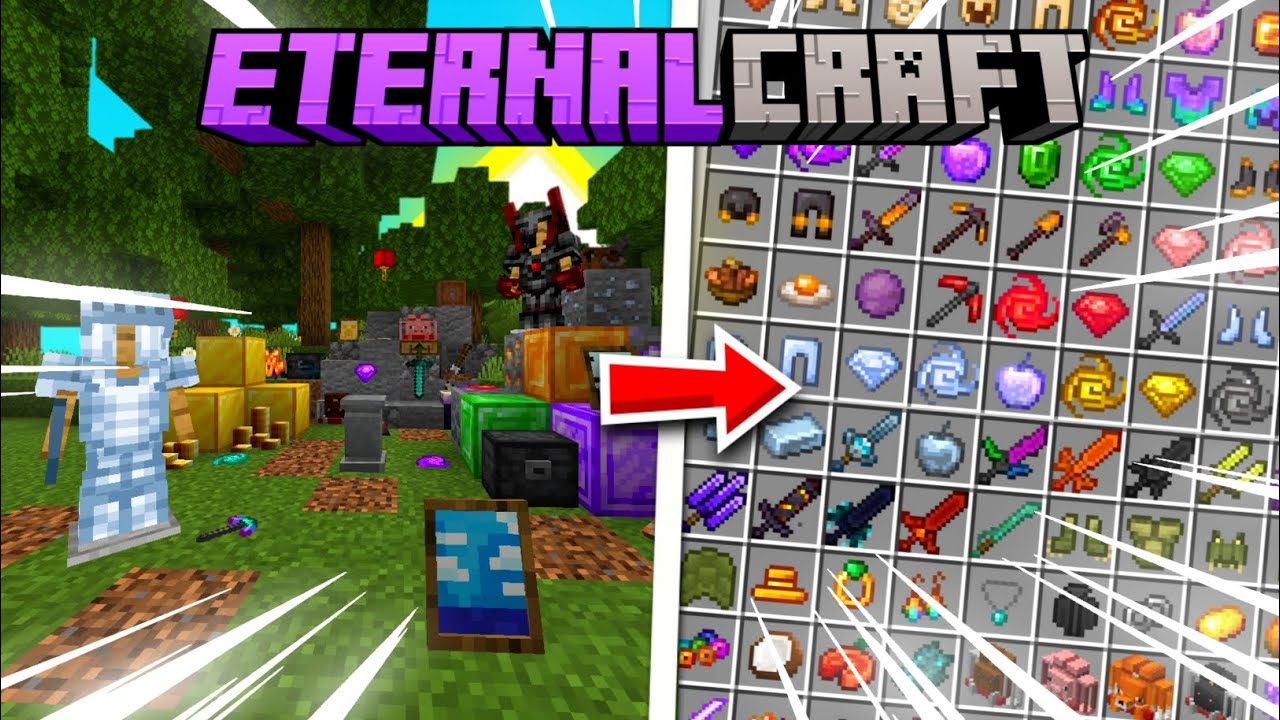 SAIU! ADDONPACK DE ETERNALCRAFT PARA MCPE 1.19! - Addons MCPE - YouTube