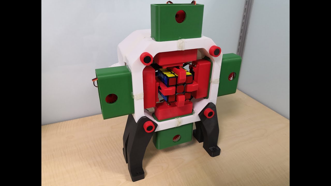 魔術方塊機器人 Rubik's Cube Robot | 86Duino - YouTube