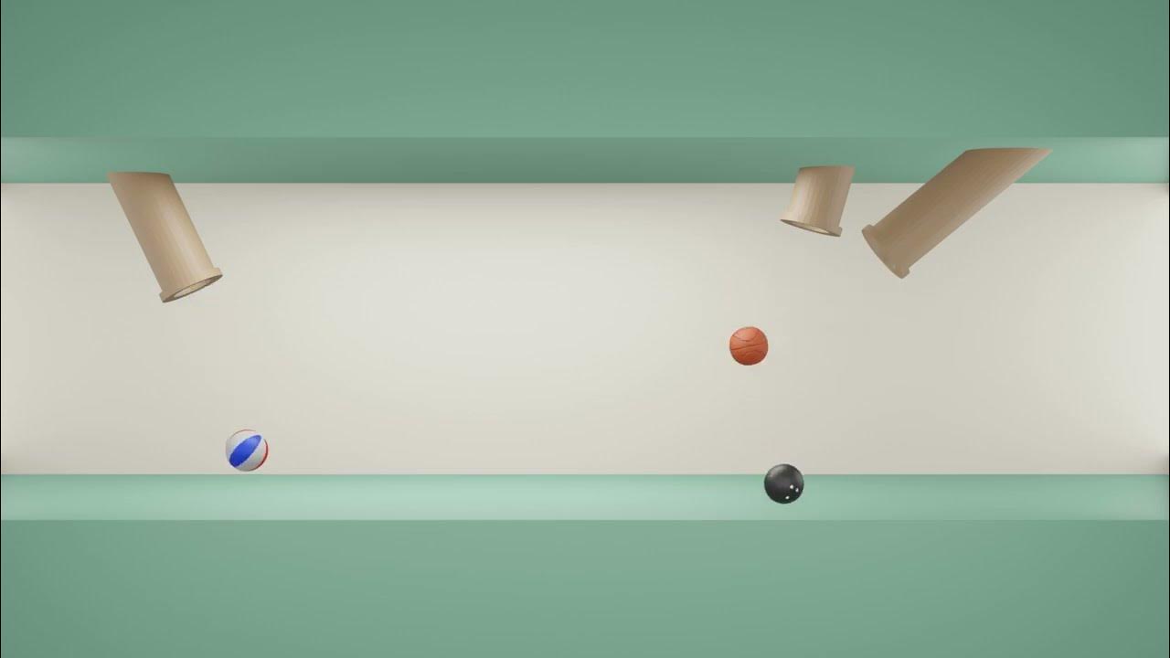 Bouncing Ball Animation Obstacle Pipe's 🏀⚽ - YouTube