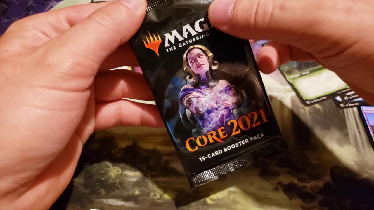 Core 2021 booster box opening 2 - YouTube
