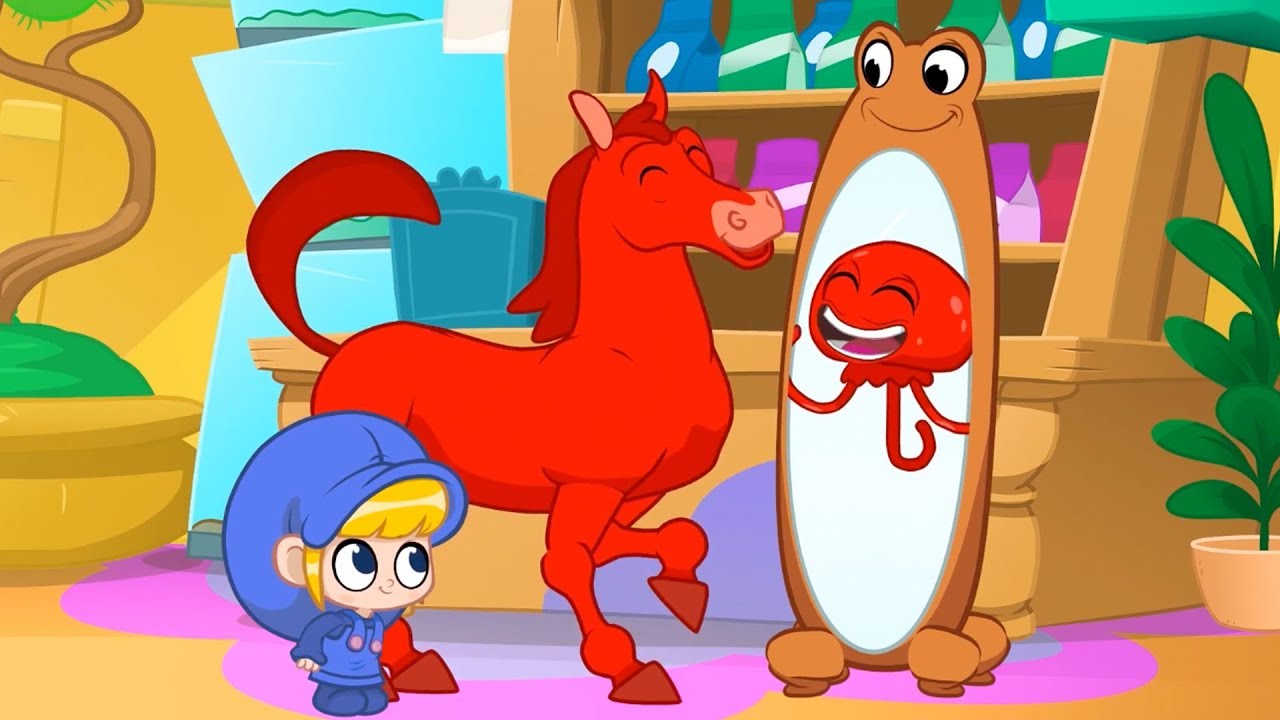 Morphle | Morphle And The Mirror World | Animals for Kids | Learning ...