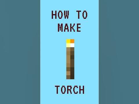 Minecraft: How to Make Torch #shorts - YouTube