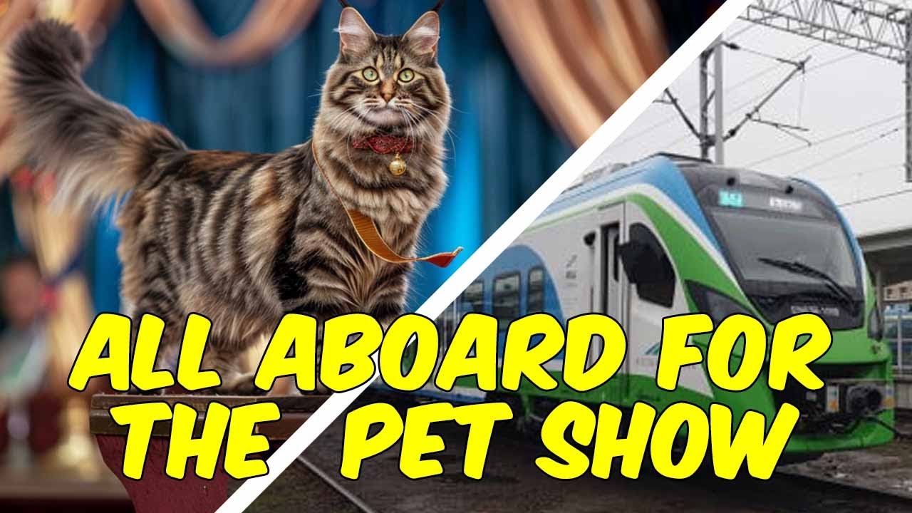 First Train Ride to Rzeszów Cat & Dog Show Adventure! - YouTube