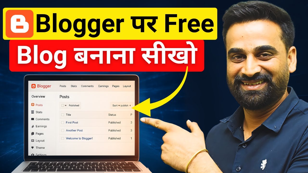 How to Make a Free Blog On Blogger || Full Tutorial - YouTube