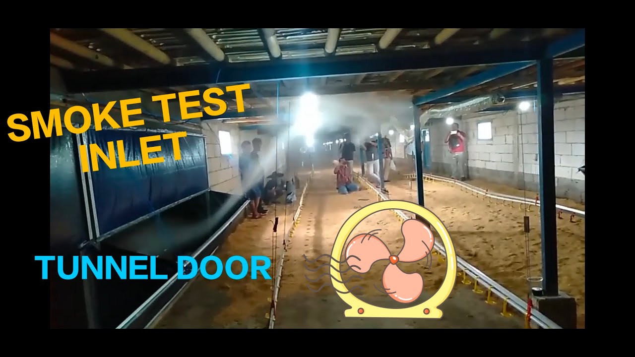 LIHAT!! SMOKE TEST SISTEM TUNNEL DOOR CLOSED HOUSE - YouTube