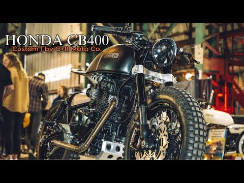 CUSTOM HONDA CB400 by C+R Moto Co - YouTube