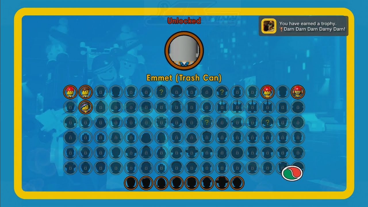 The LEGO Movie Videogame - Darn Darn Darn Darny Darn! Trophy - YouTube