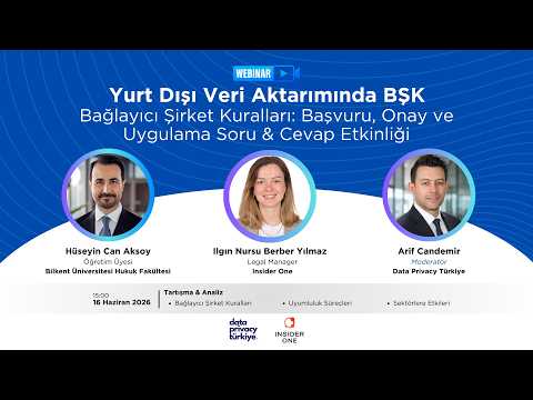 KVKK Yurt Dışı Veri Aktarımında Bağlayıcı Şirket Kuralları Soru -Cevap Etkinliği