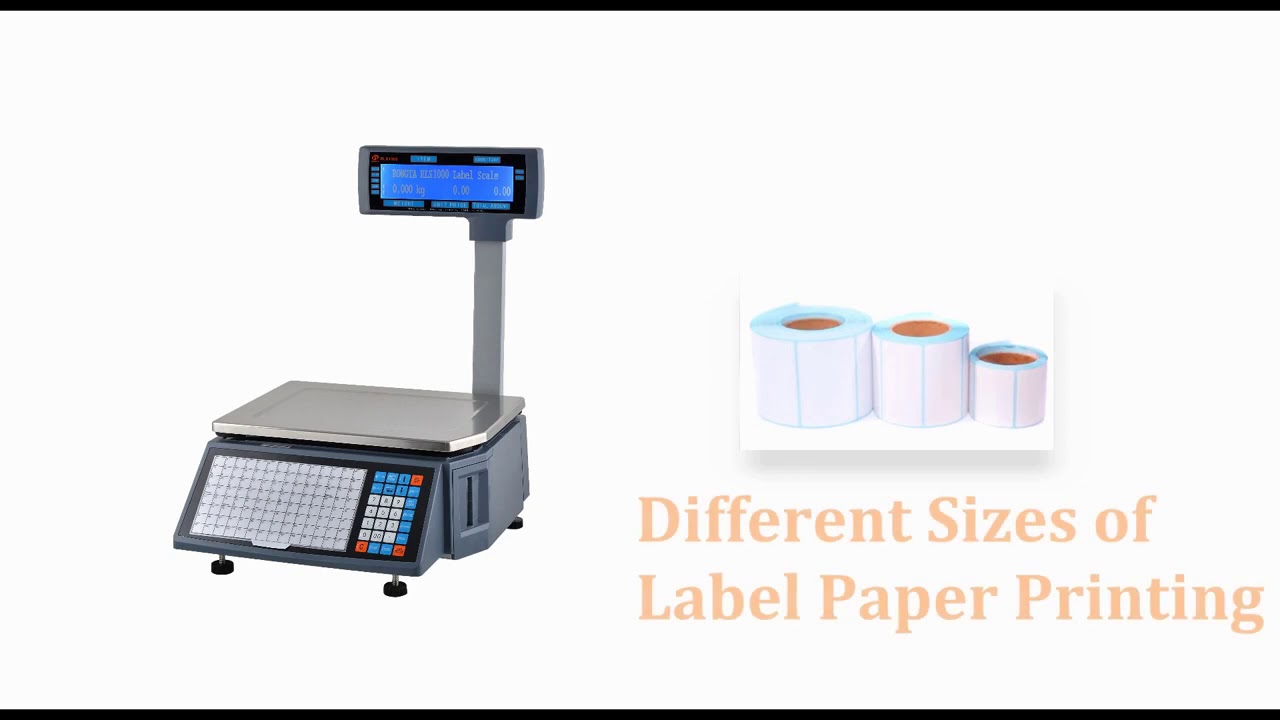 Barcode Scales Rongta Rls1000 / Rls1100 ميزان باركود - YouTube