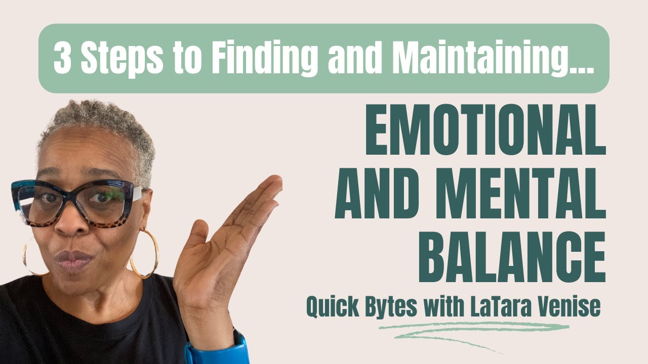 3 Ways to Find Mental and Emotional Balance - YouTube