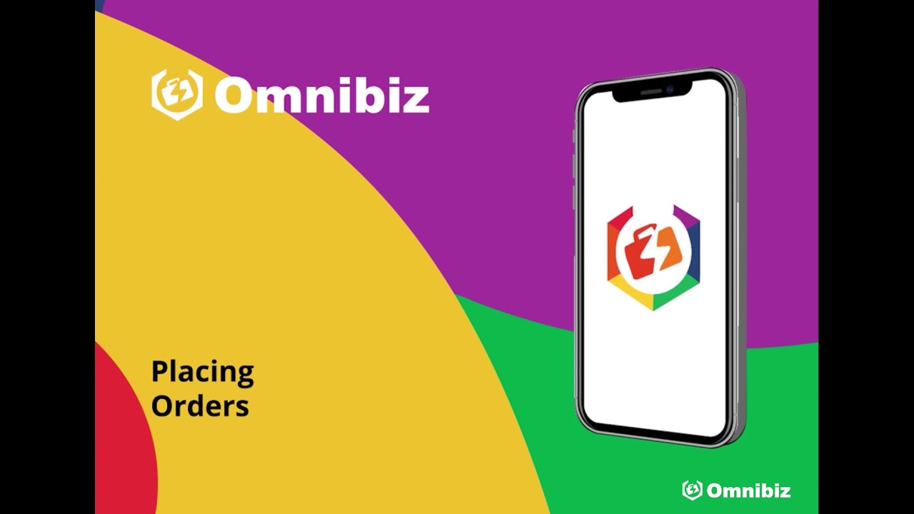 How to place orders and install the Omnibiz App - YouTube