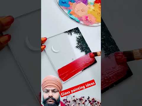 Glass painting ideas #glasspainting #shorts #glass #painting #glasspaintingart #glasspaintingideas