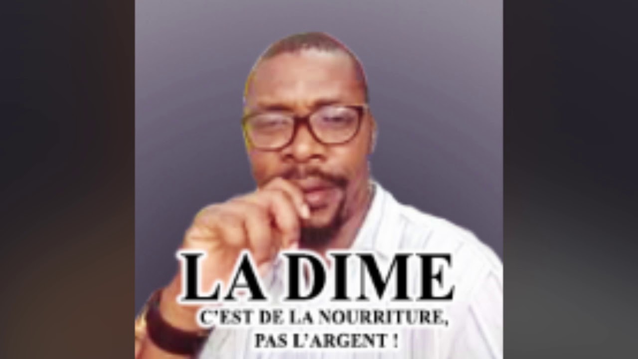 LA DIME C’EST DE LA NOURRITURE, PAS L’ARGENT - PASTEUR FREDDY BOTUKU ...
