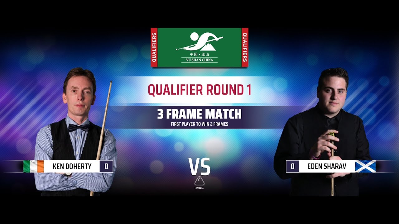 Snooker 19 - Yushan World Open ( China ) - Ken Doherty Vs Eden Sharav ...