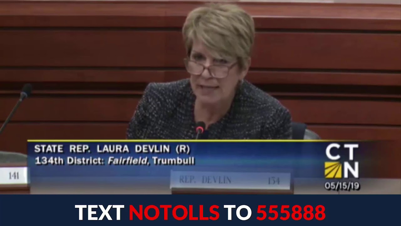 State Rep. Laura Devlin opposes making Connecticut residents pay more taxes - YouTube