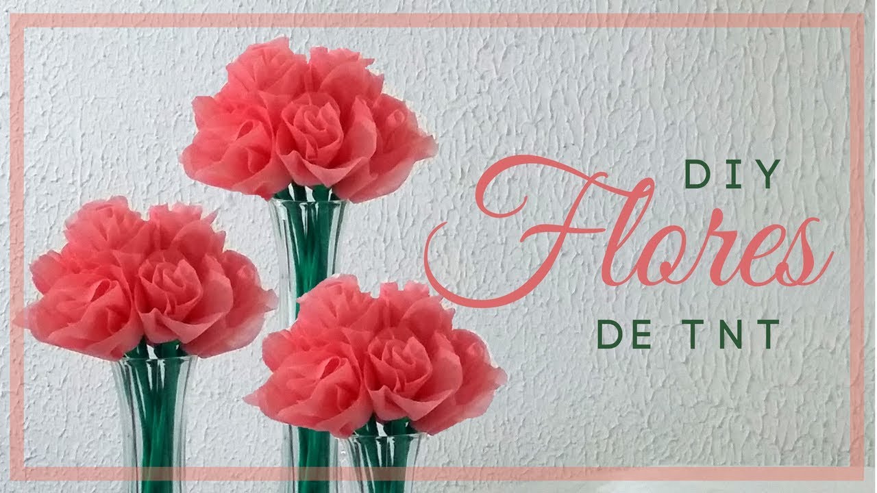 DIY | Como Fazer Flor de TNT | Vídeo 1 - Série de Festas - YouTube