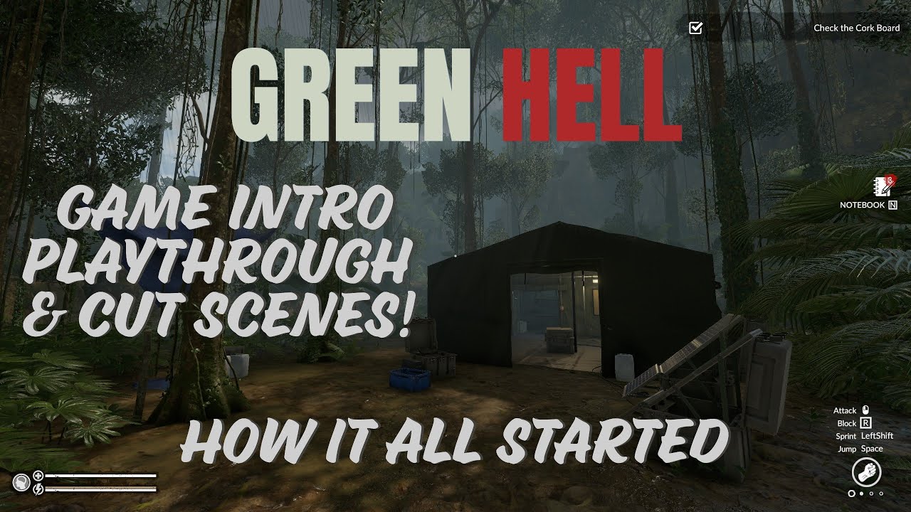 Green Hell | Game Intro Cutscenes & Playthrough - YouTube