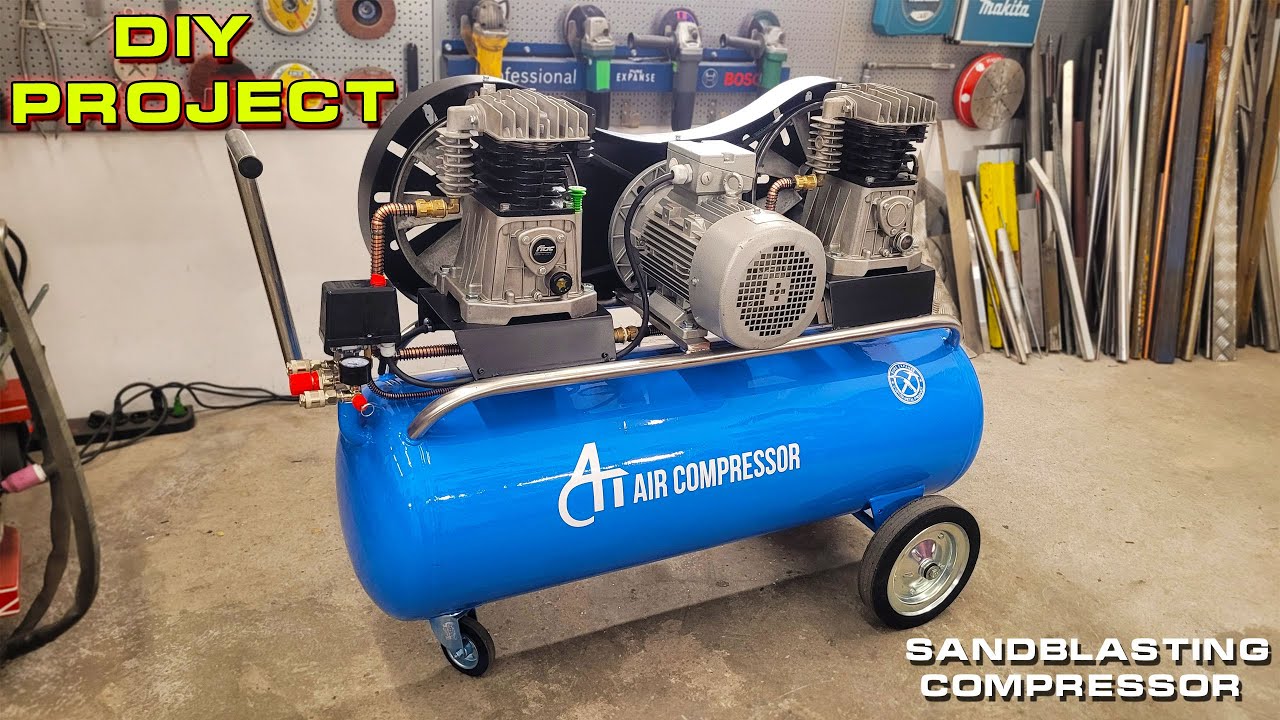 Air Compressor DIY Projects - Homemade Sandblasting - YouTube