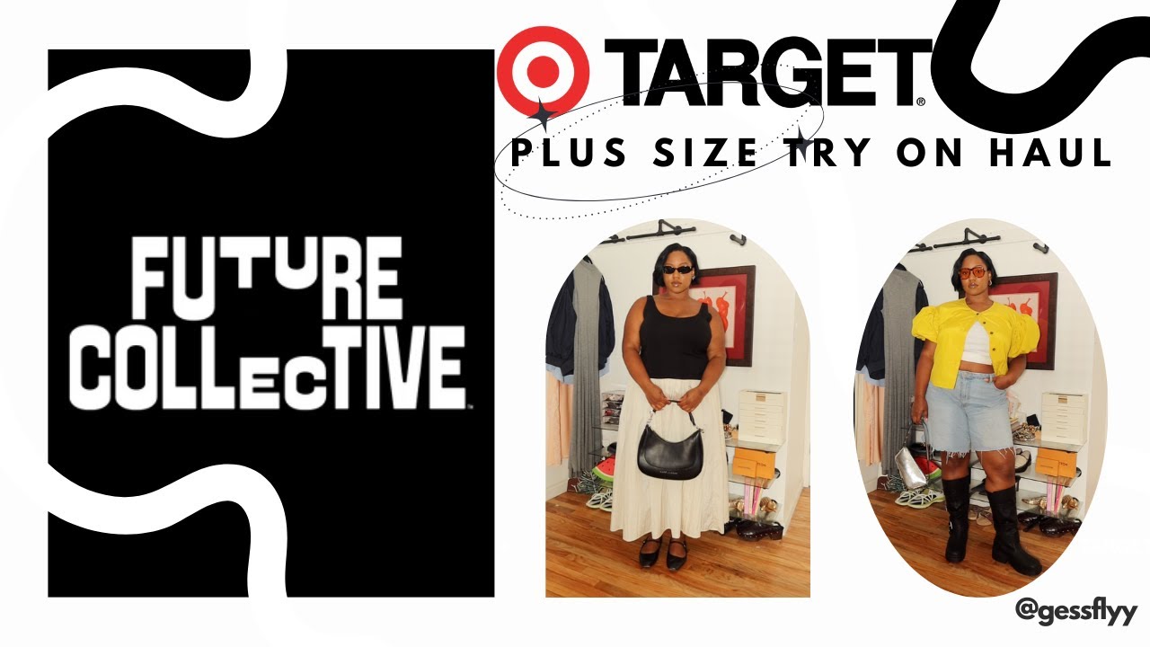 target future collective plus size try on + styling haul - YouTube