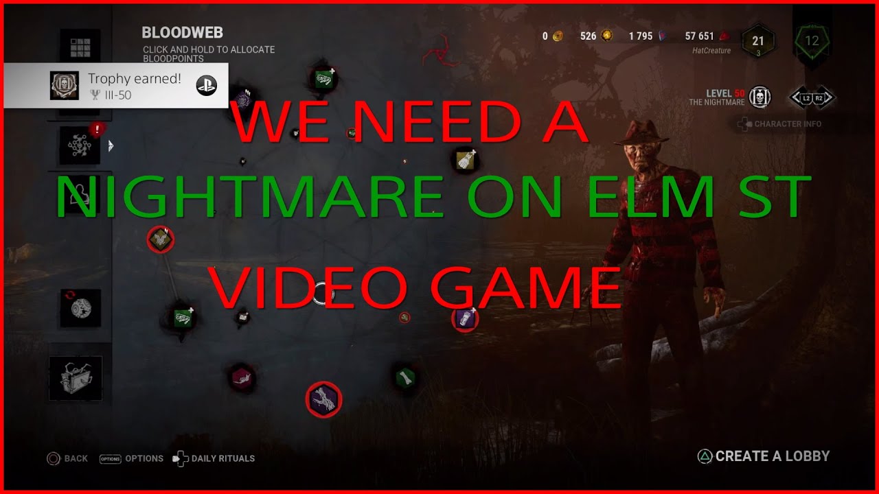 A Nightmare On Elm Street Game Concept - YouTube