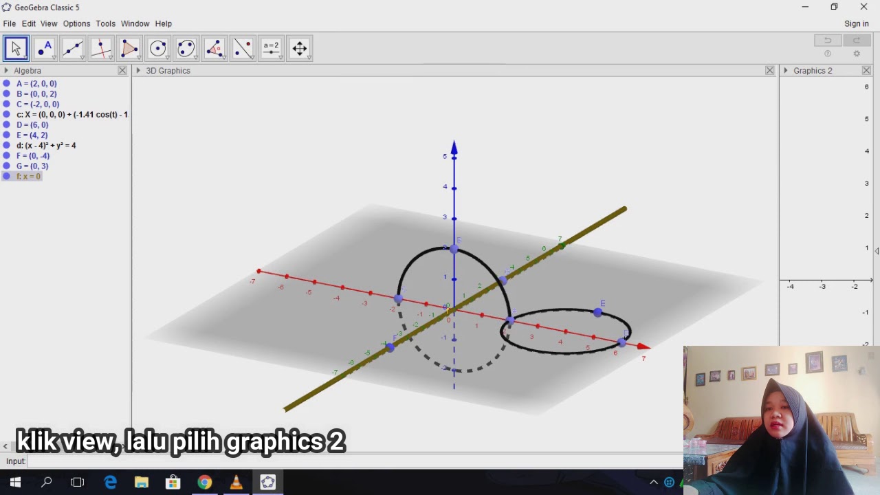 Tutorial pembuatan torus di geogebra oleh Dina Inda mahasiswa ...