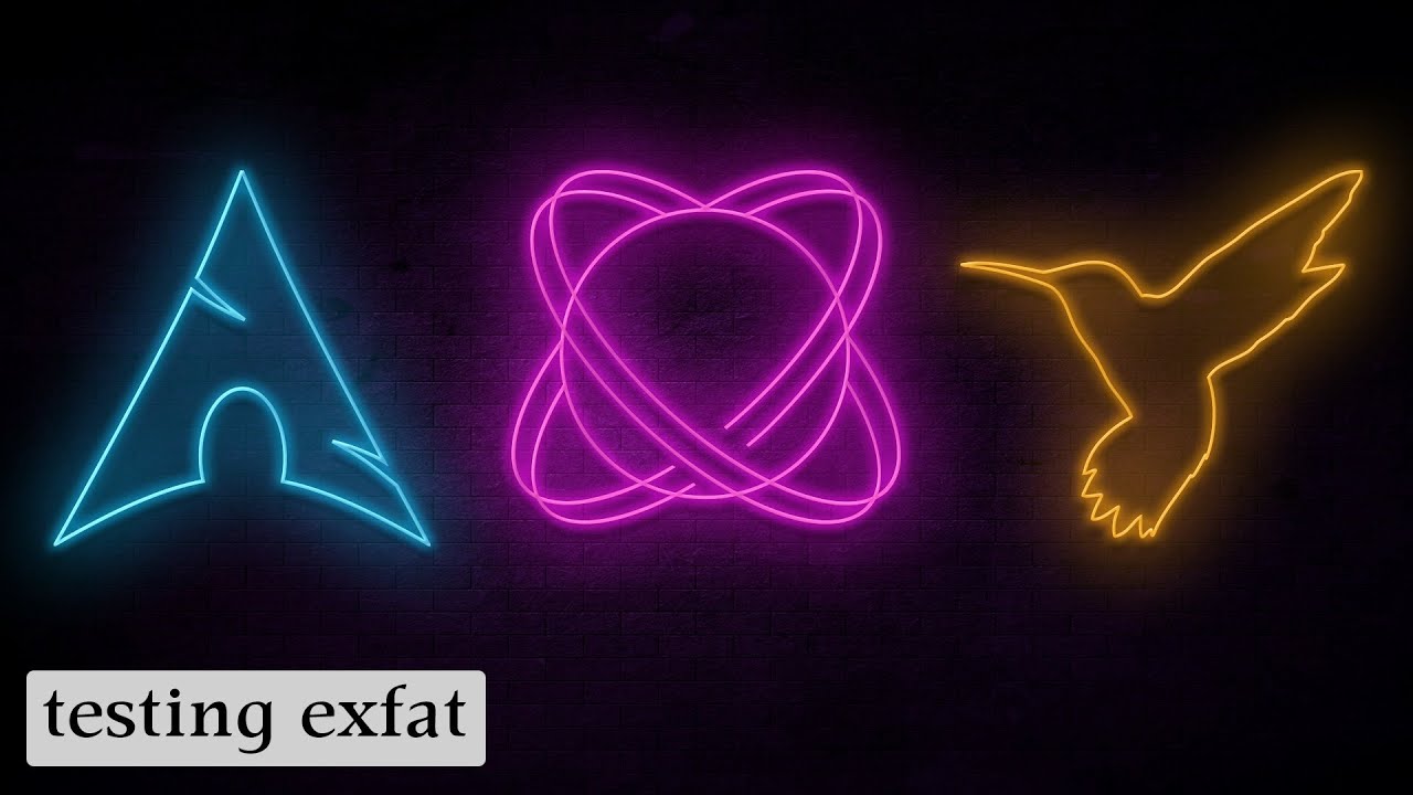 exFAT in KolibriOS, ReactOS, Linux - YouTube