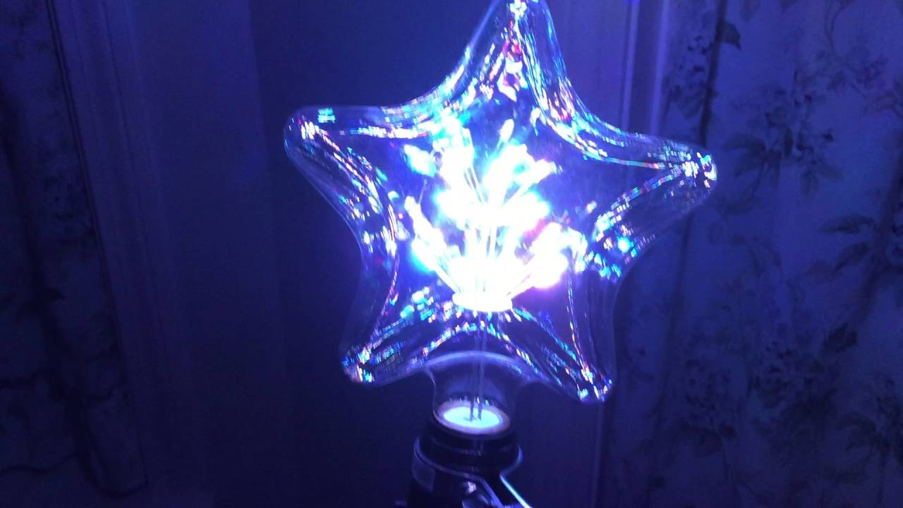 Santaro Star Shape 2.5W RGB Colorful Twinkle LED Light Bulb - E26 110V ...