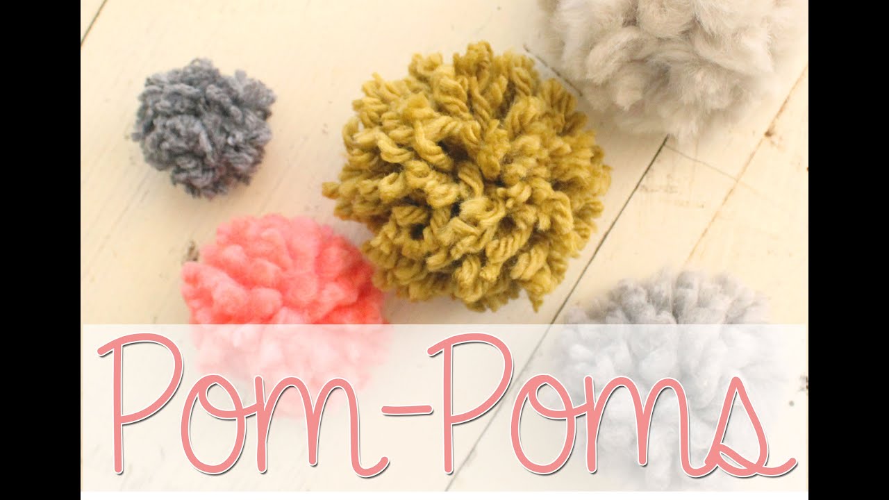 How to Make a Pom-Pom, Easy Tutorial with Simply Maggie - YouTube