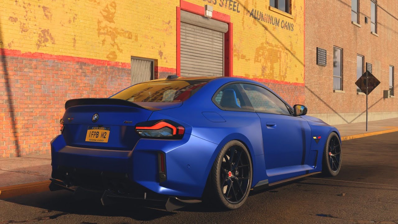 Installing Vorsteiner parts to BMW M2 G87 in Individual Frozen Portimao ...