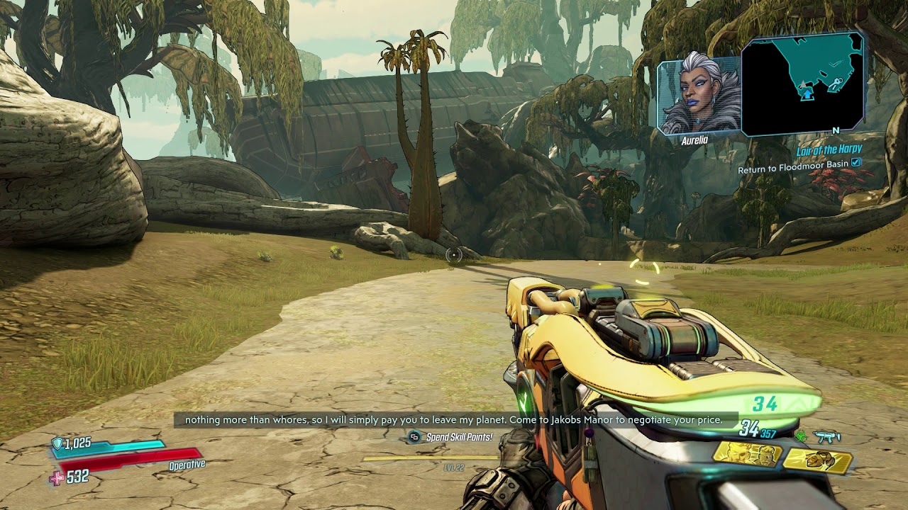 Borderlands 3 - Chapter 12 Lair of the Harpy: Aurelia Hammerlock ...