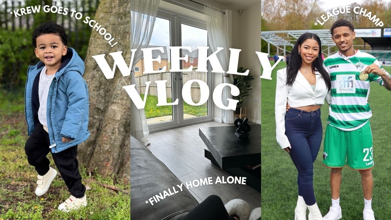 WEEKLY VLOG! | Krew's First Day of School + Adam Wins League Champions ...