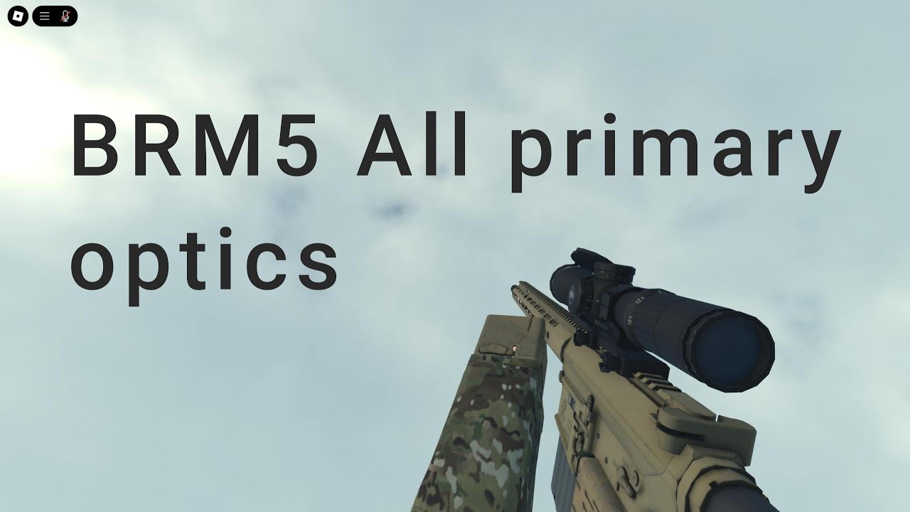 BRM5 All Primary Optics (Gen 4) - YouTube