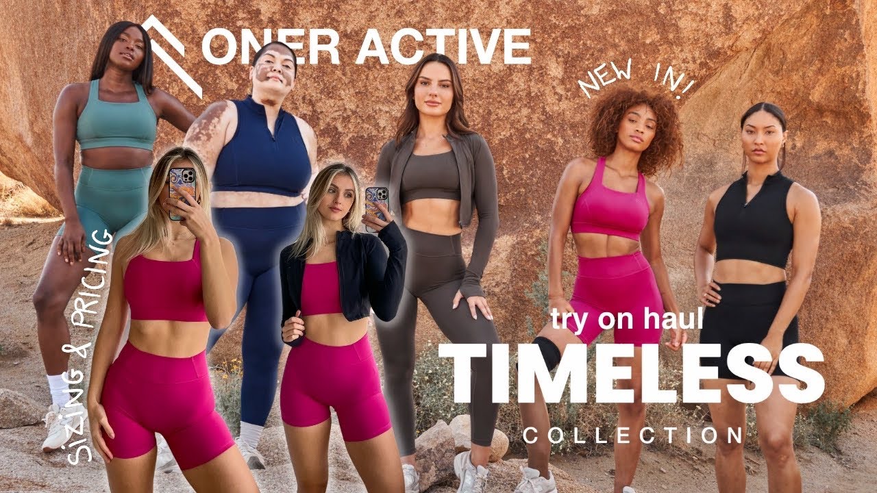 NEW ONER ACTIVE TIMELESS COLLECTION TRY ON HAUL | honest review, sizing ...