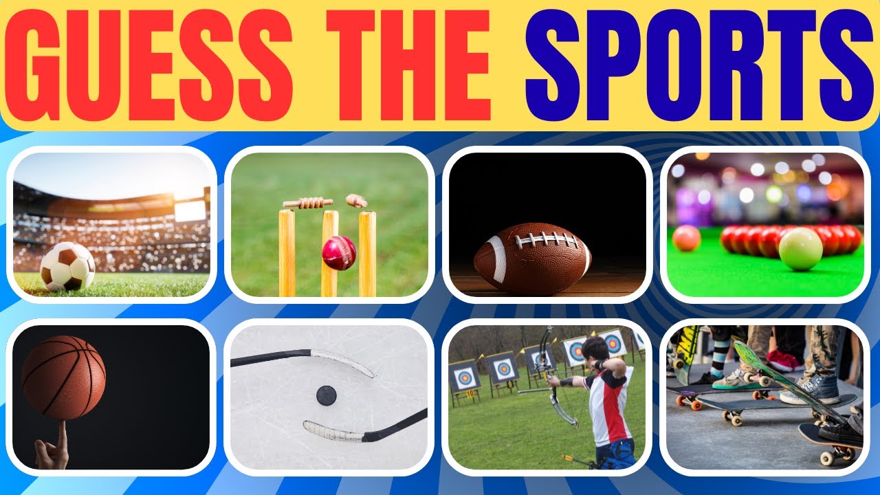Guess The Sports By The Equipment? ⚽🏀🏈 Trivia Quiz - YouTube