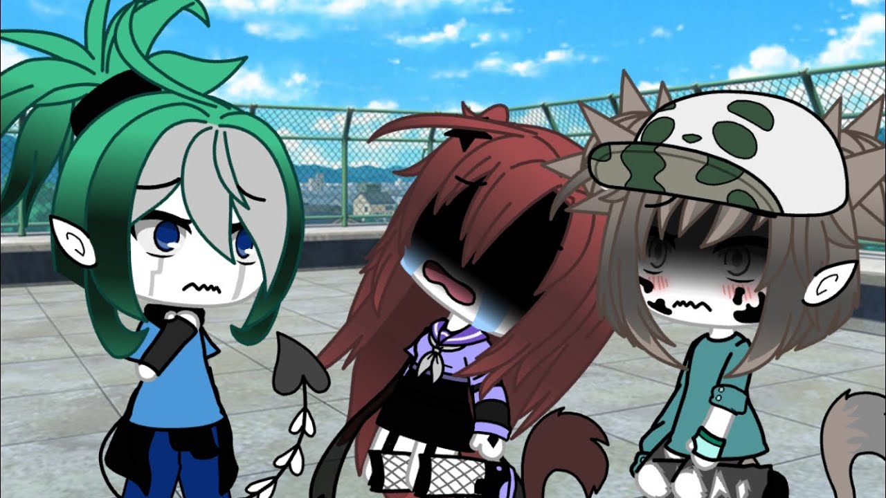 You push me down down meme glmm - YouTube