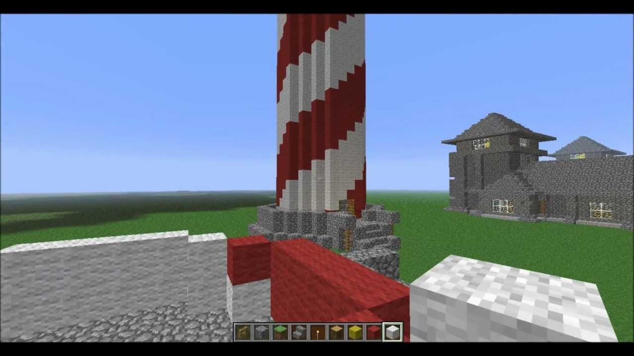 Minecraft - TUTO FR - Comment construire un Phare ? - YouTube
