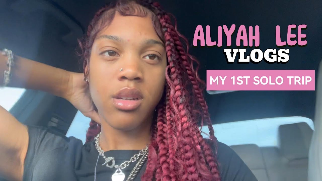 ALIYAH LEE || MY 1ST SOLO TRIP || SHOPPING IN CHICAGO || SOLO ROAD TRIP ...