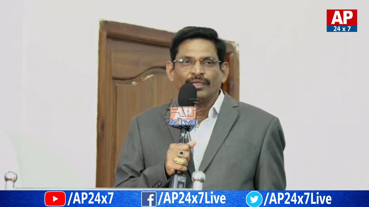 AP 24X7 Associate Director Peddiraju Speech About 'GRAND EDUCATION FAIR ...