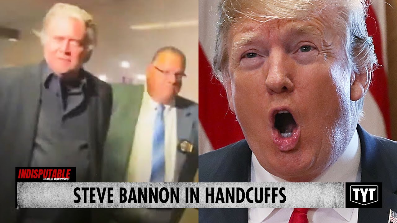 Trump MELTS DOWN As Steve Bannon Gets Perp Walked - YouTube