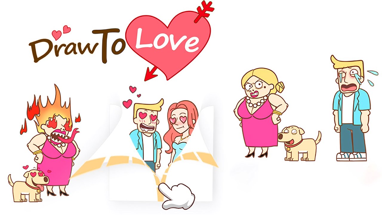 Draw to Love - DOP Draw Puzzle Gameplay | Android Puzzle Game - YouTube