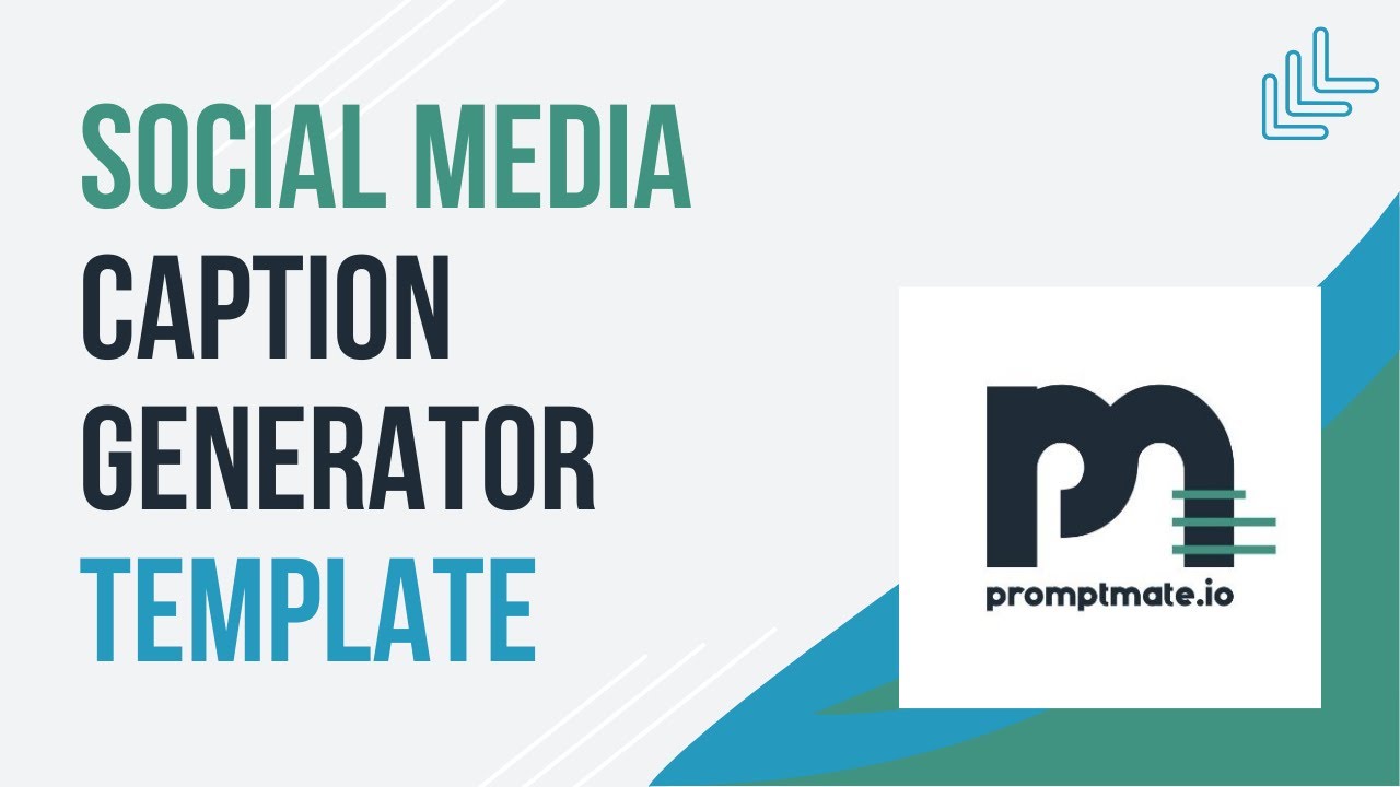 How To Use The Social Media Caption Generator Template - YouTube