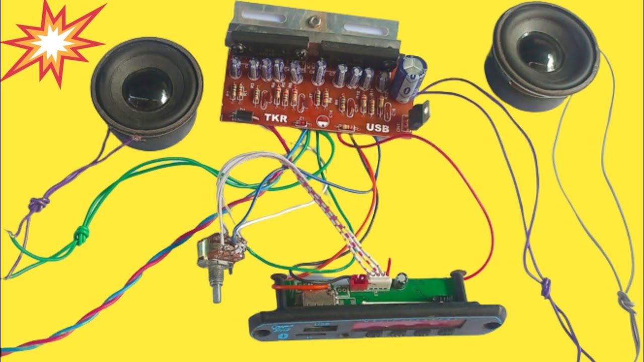 4440 IC audio board A to Z connection 🔥 4440 double IC complete ...